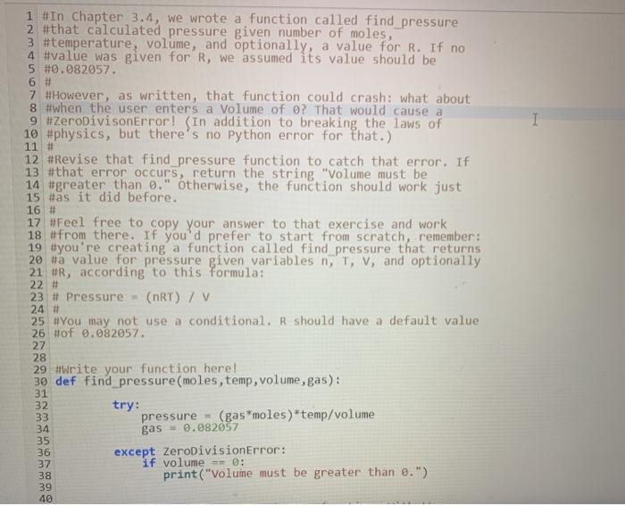 Solved I 1 In Chapter 34 We Wrote A Function Called Find 