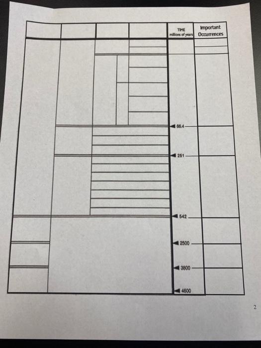 Solved Assignment 1: GEOLOGIC TIME Overview In order to gain | Chegg.com