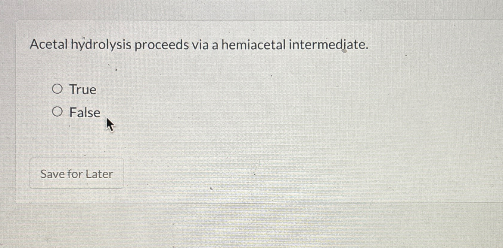 Solved Acetal hydrolysis proceeds via a hemiacetal | Chegg.com