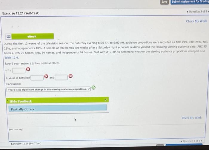 Solved Save Submit Assignment for Grading Exercise 12.21 | Chegg.com