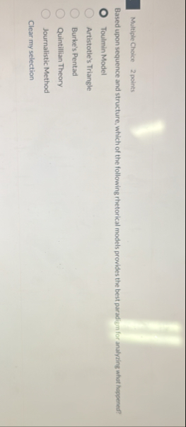 Solved Multiple Choice 2 ﻿pointsBased upon sequence and | Chegg.com