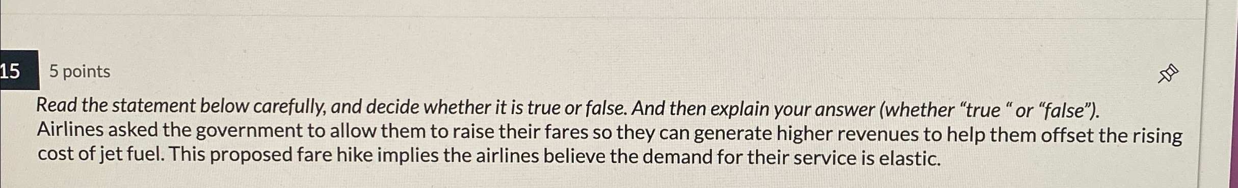 Solved 155 ﻿pointsRead the statement below carefully, and | Chegg.com