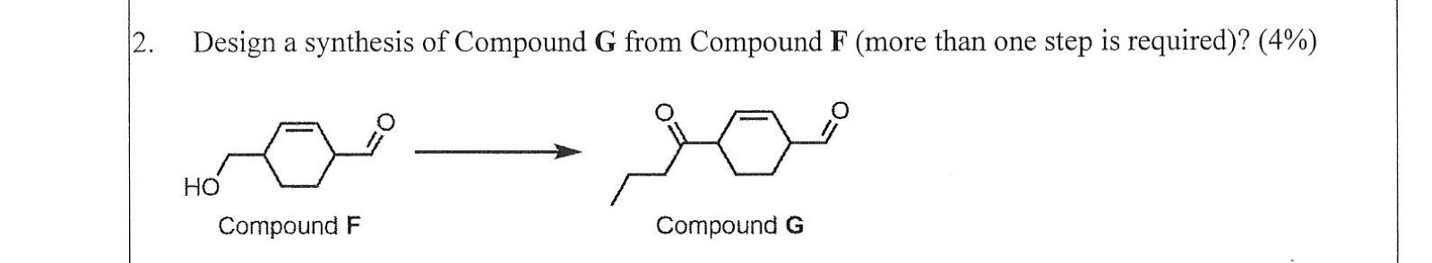 Solved Design a synthesis of Compound G ﻿from Compound | Chegg.com