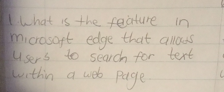 Solved What is the feature in microsoft edge that allows 4 | Chegg.com