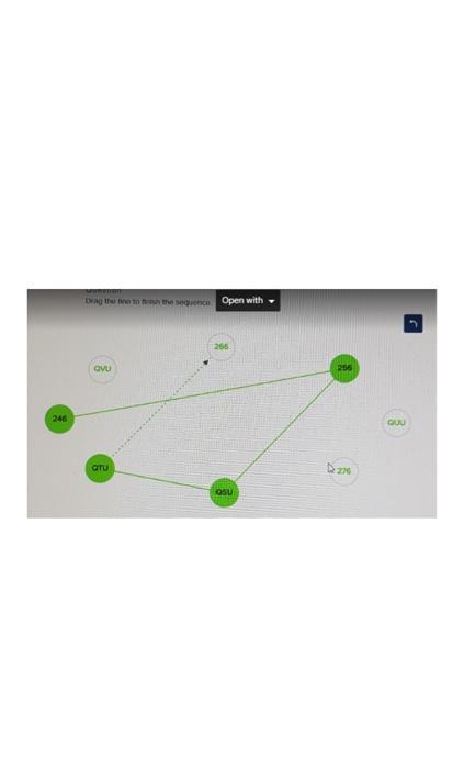 Solved drag the line to finish the sequence | Chegg.com