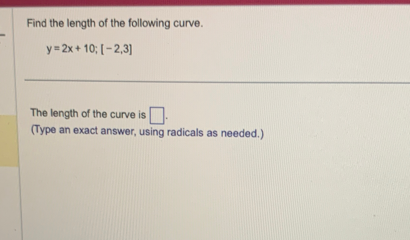 Solved Find the length of the following | Chegg.com