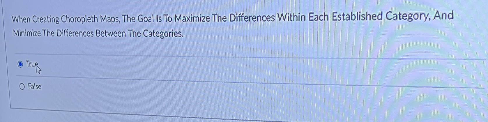 Solved When Creating Choropleth Maps, The Goal Is To | Chegg.com