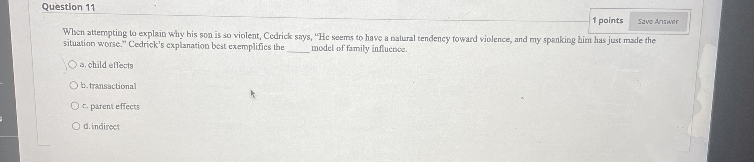 Solved Question 111 ﻿pointsWhen attempting to explain why | Chegg.com