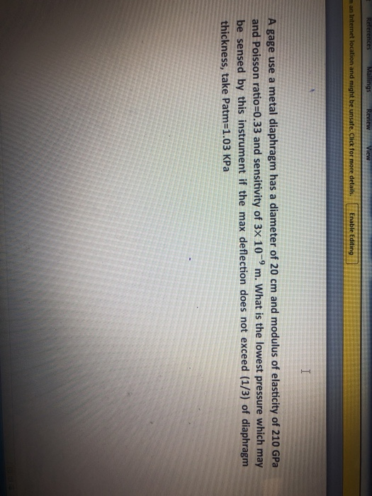 Solved Msement 0224-2020) (Protected view) Microsoft Word | Chegg.com
