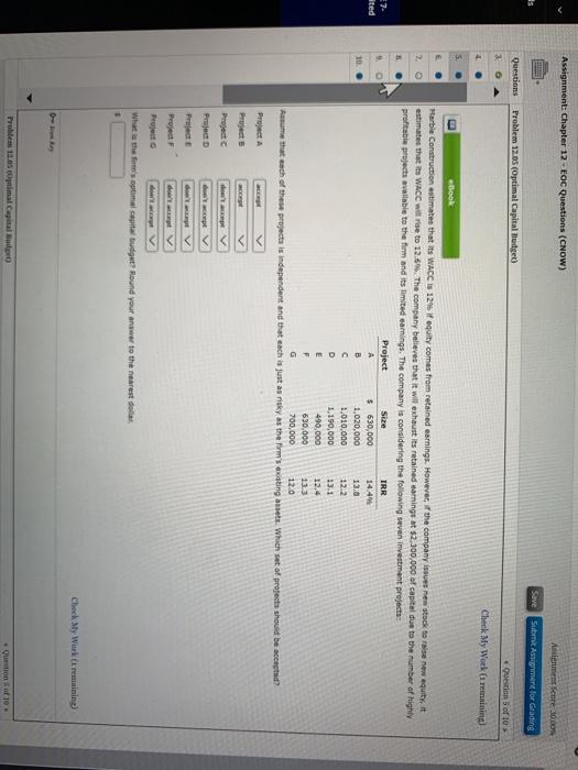 Solved Assignment: Chapter 12 - EOC Questions (CNOW) Anment | Chegg.com