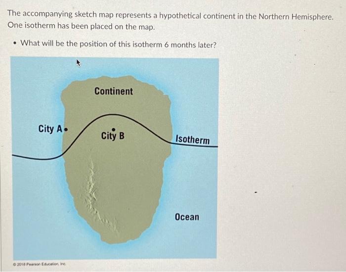 The accompanying sketch map represents a hypothetical | Chegg.com The accompanying sketch map represents a hypothetical | Chegg.com