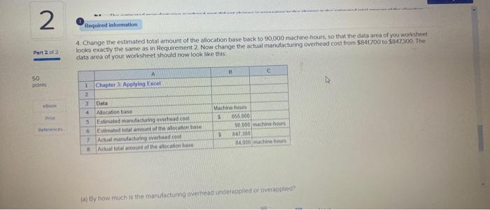 Solved Chapter 3 Applying Excel Excel Worksheet Part 1 Of 
