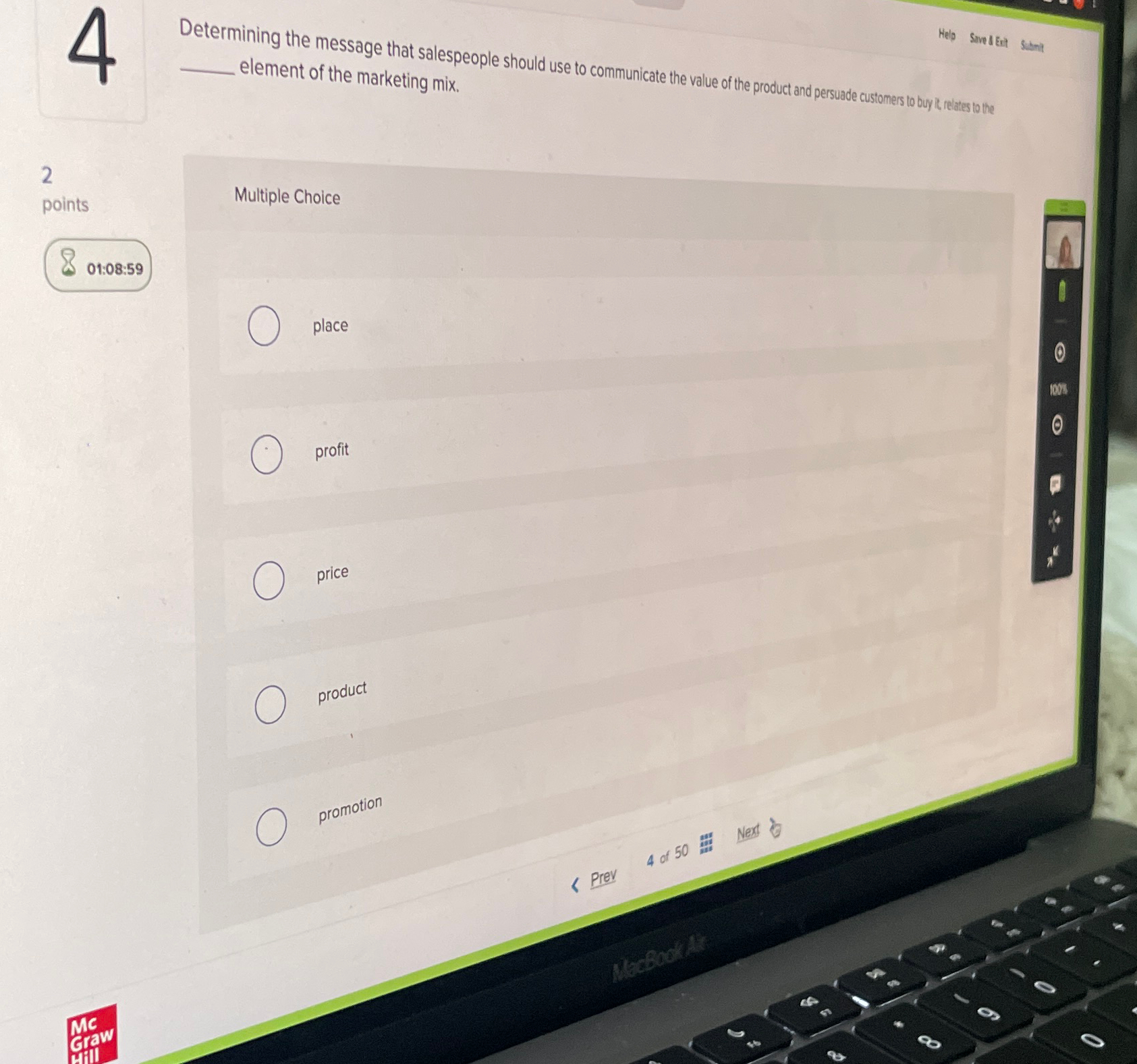Solved 1Determining the message that salespeople should use | Chegg.com