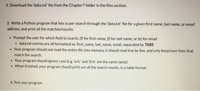 Solved 2. Download the data.txt' file from the Chapter 7 | Chegg.com