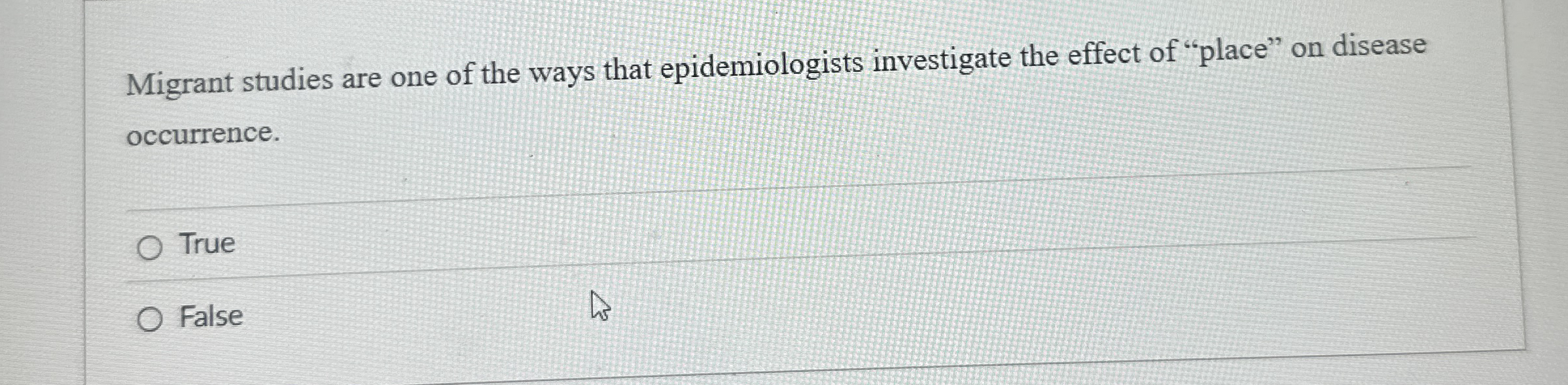 Solved Migrant studies are one of the ways that | Chegg.com