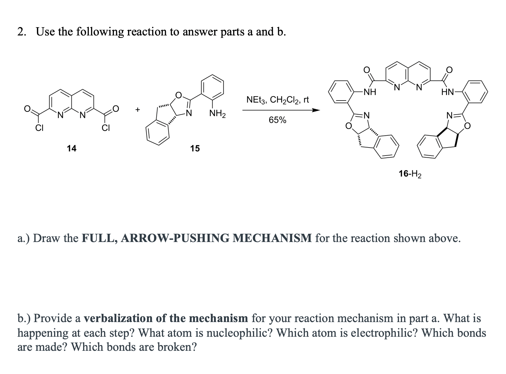 Use the following reaction to answer parts a and | Chegg.com