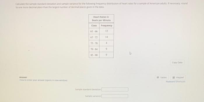 Solved Caiculate the saitaple standard devationand sample | Chegg.com