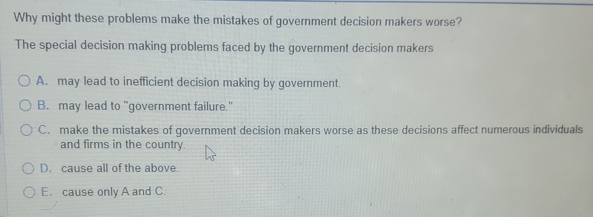 Solved Why might these problems make the mistakes of | Chegg.com
