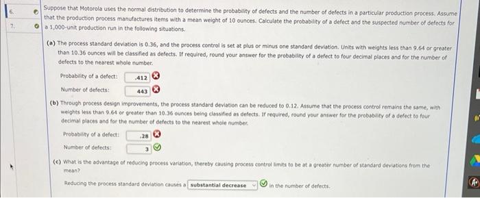 Solved Suppose that Motorola uses the normal distribution to | Chegg.com