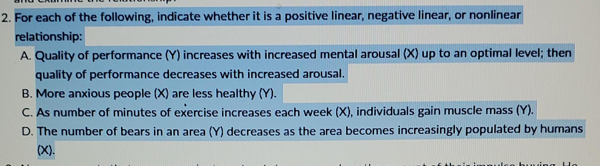 Solved 2. For each of the following, indicate whether it is | Chegg.com