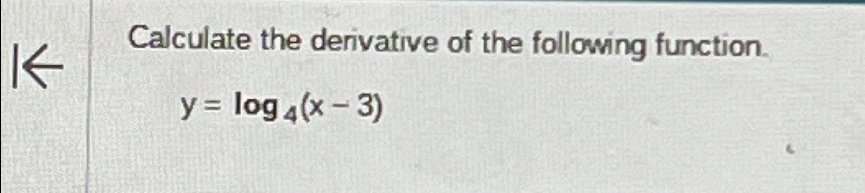 Solved Calculate the derivative of the following | Chegg.com