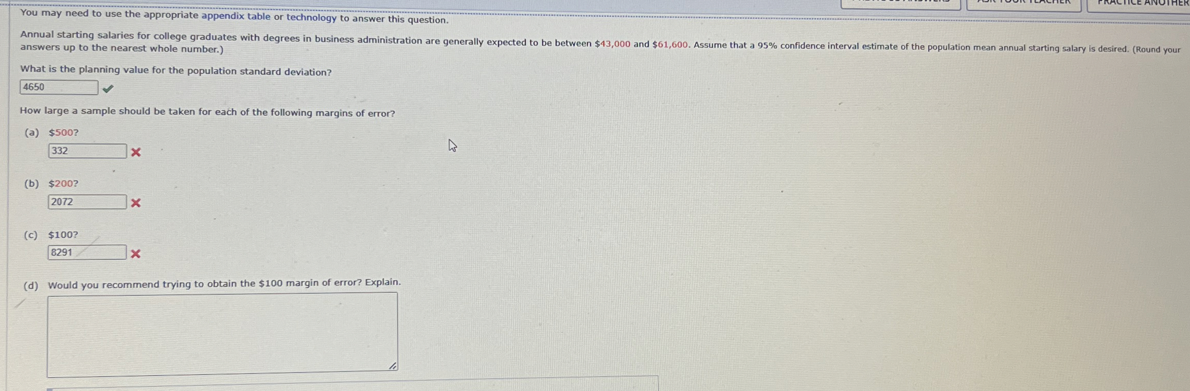 You may need to use the appropriate appendix table or | Chegg.com