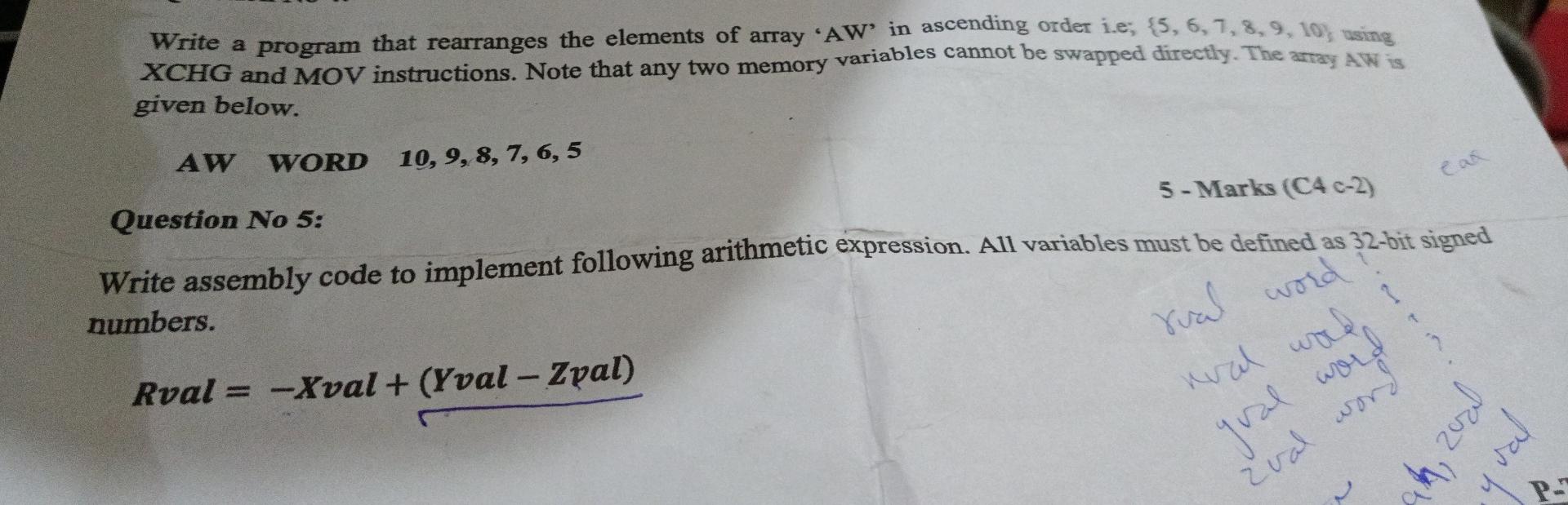 Solved Write A Program That Rearranges The Elements Of Array