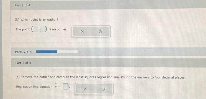 Solved For the following data set: Part: 0 / 4 Part 1 of 4 | Chegg.com