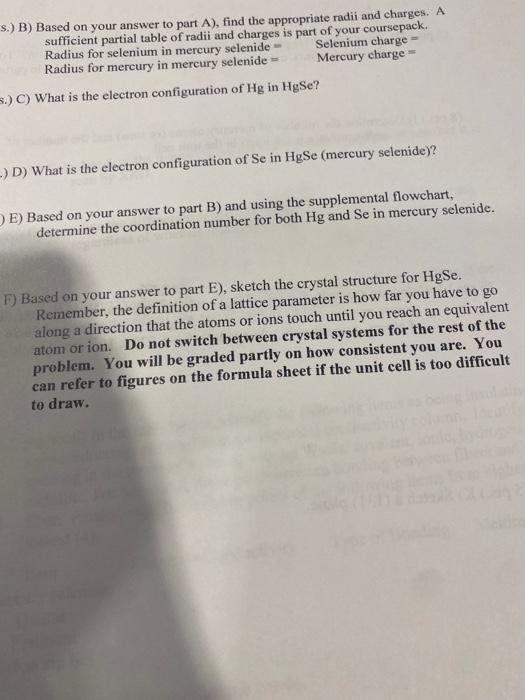 s.) B) Based on your answer to part A), find the | Chegg.com