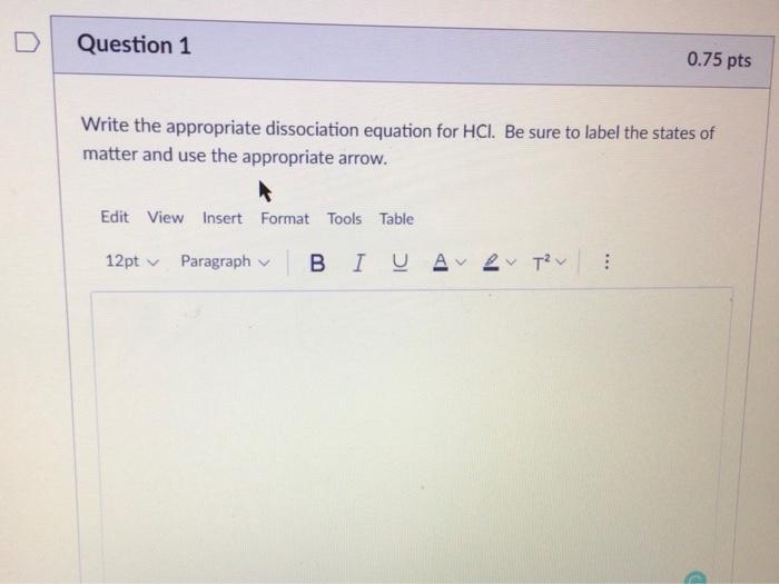 Solved 1) Write the appropriate dissociation equation for | Chegg.com