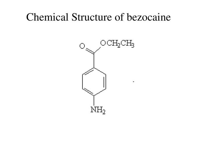 Solved Chemical Structure of bezocaine | Chegg.com