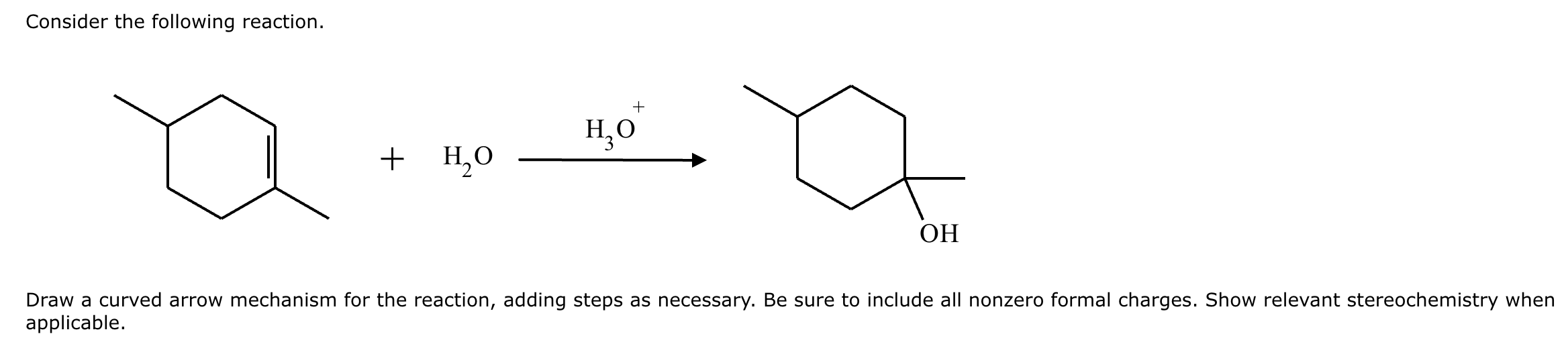 Solved Consider the following reaction. Draw a curved arrow | Chegg.com