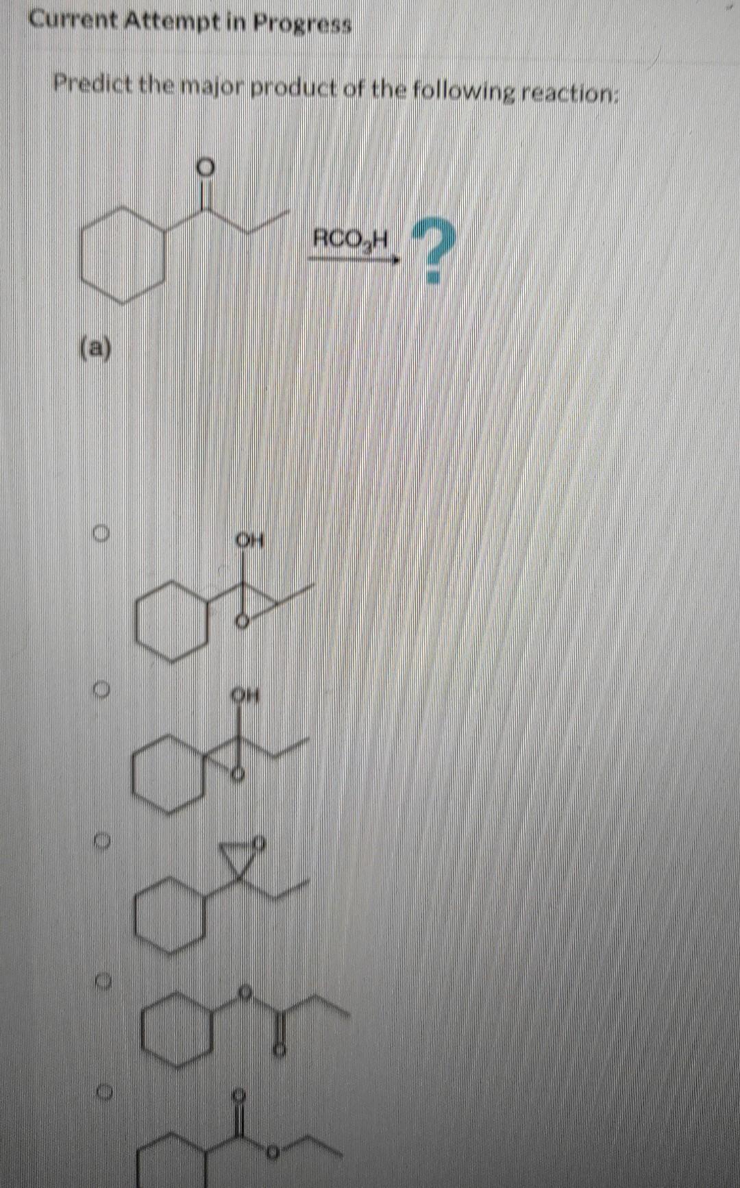 Solved Current Attempt in Progress Predict the major product | Chegg.com