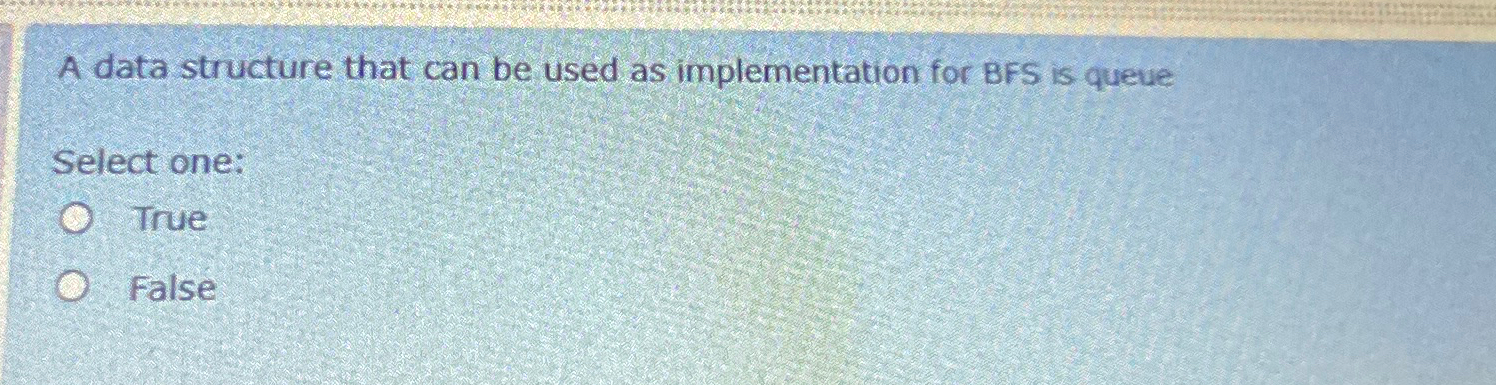 Solved A data structure that can be used as implementation | Chegg.com