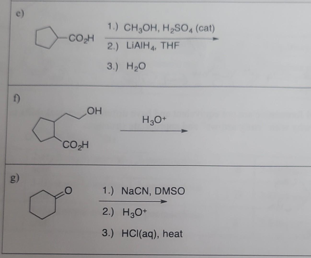 Solved H3O+heat | Chegg.com