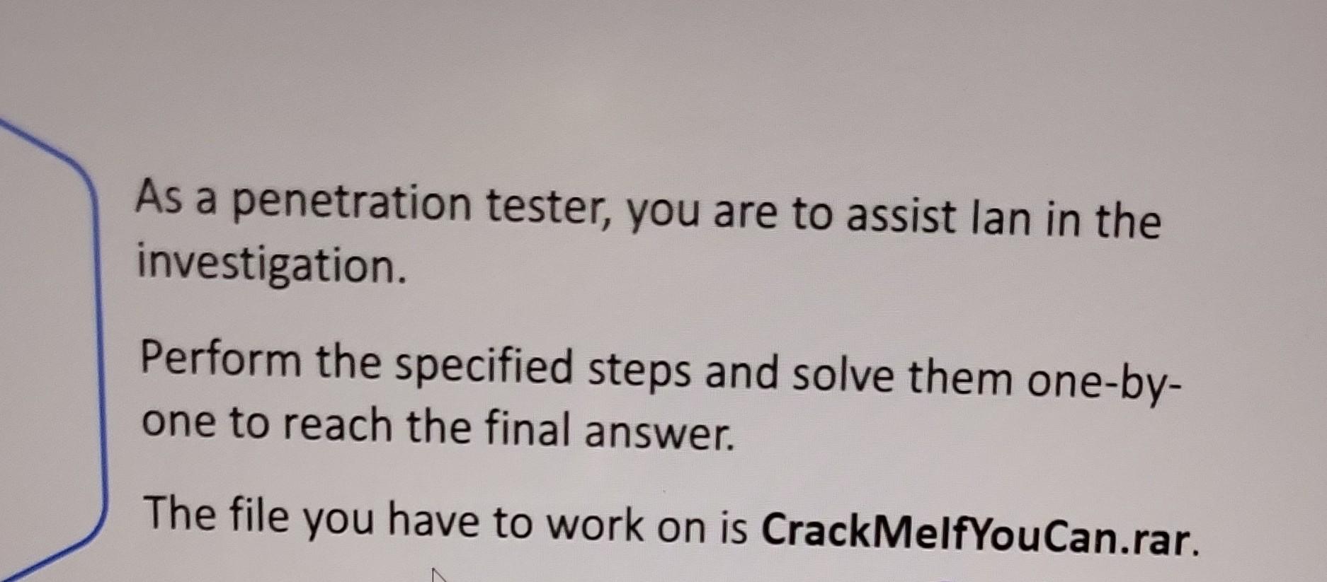 Task 2: File Investigation In this task, you will | Chegg.com
