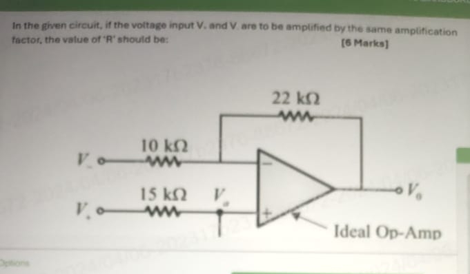 Solved In the given circuit, if the voltage input V, ﻿and V | Chegg.com