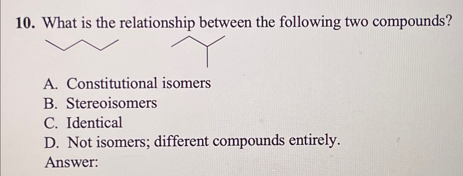 Solved What is the relationship between the following two | Chegg.com
