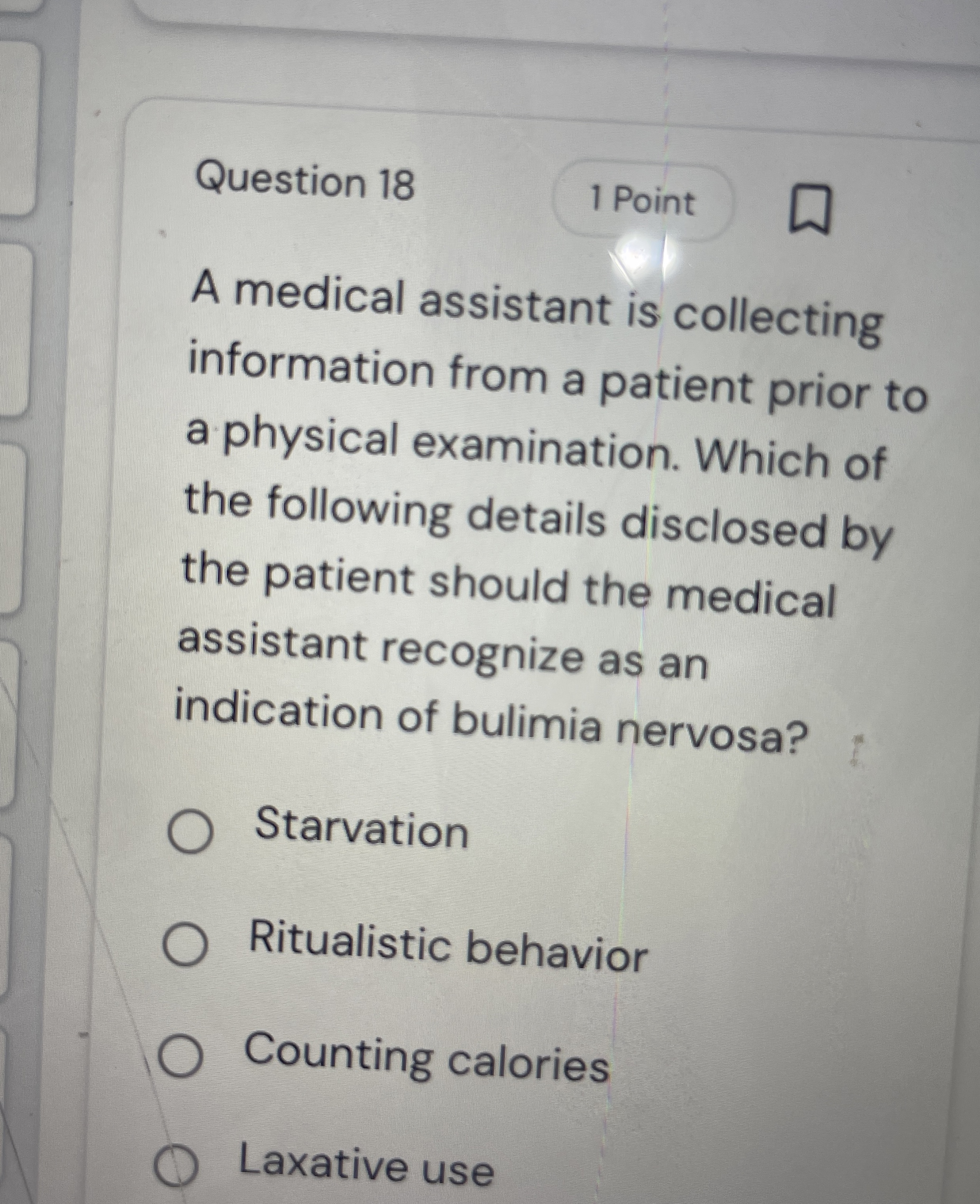 Solved Question 18A medical assistant is | Chegg.com