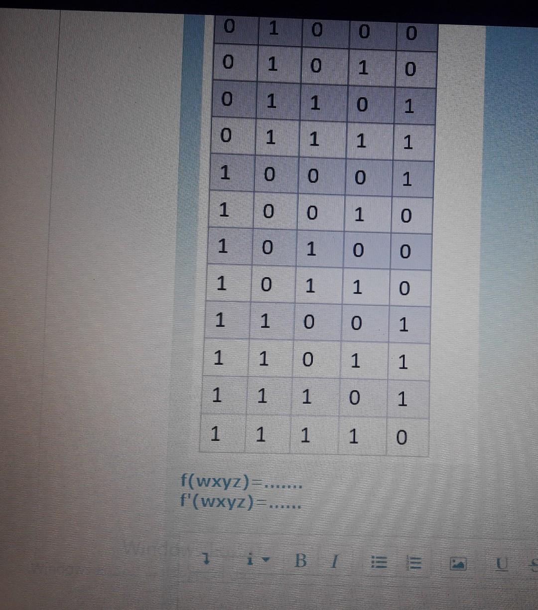 Solved Extract the function (1) and complement (f') from the | Chegg.com