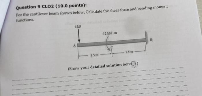 Solved Question 8 CLO2 (20.0 points): For the simply | Chegg.com