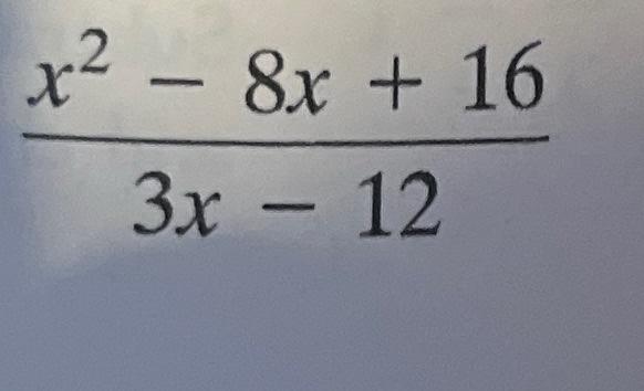 Solved 3x−12x2−8x+16 | Chegg.com