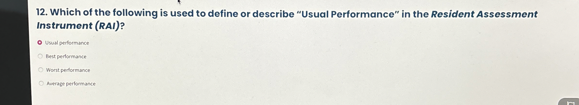 Solved Which of the following is used to define or describe | Chegg.com