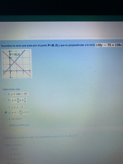 Solved find the line that passes through the point P = (0,2) | Chegg.com