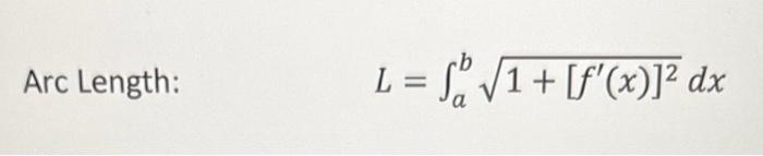 Solved Set up the integral that will find the arc length | Chegg.com