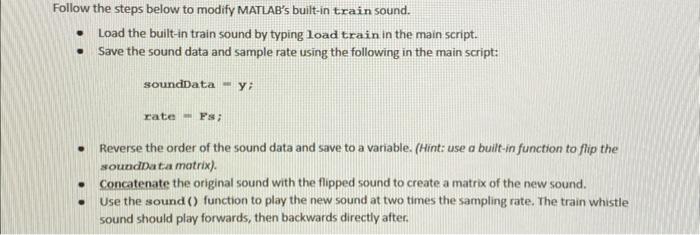 Solved Follow the steps below to modify MATLAB's built-in | Chegg.com