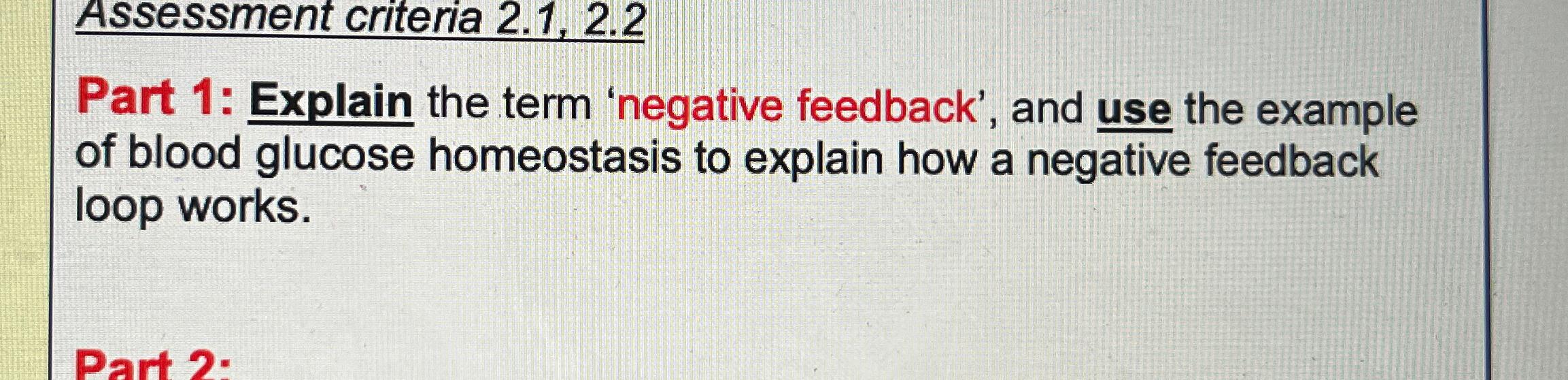 Solved Assessment criteria 2.1, 2.Part 1: Explain the term | Chegg.com Solved Assessment criteria 2.1, 2.Part 1: Explain the term | Chegg.com