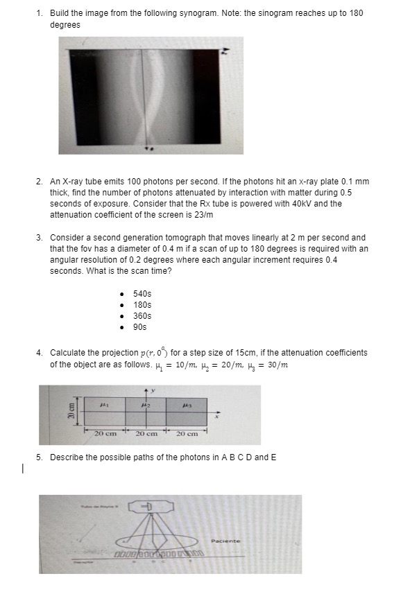 Solved Build the image from the following synogram. Note: | Chegg.com