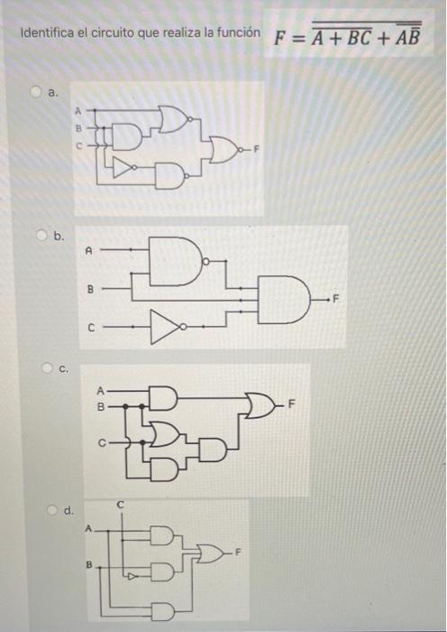 Solved F=A+BC+ABˉ | Chegg.com