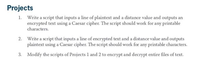Solved Projects 1. Write a script that inputs a line of | Chegg.com
